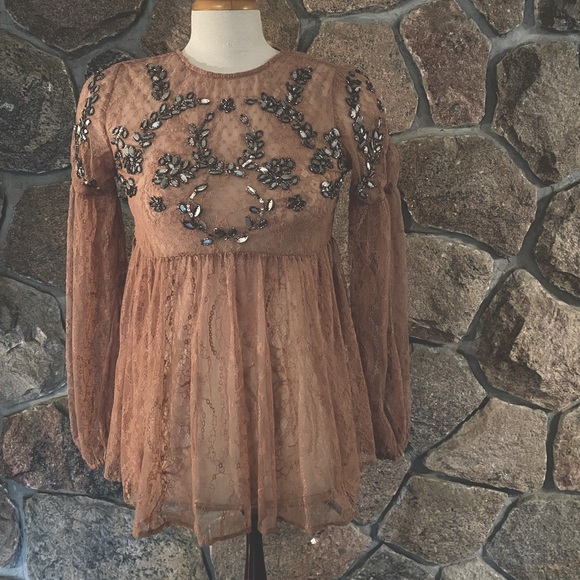 Forever 21 | Tops | Pretty Forever 2 Lace Blouse | Poshmark